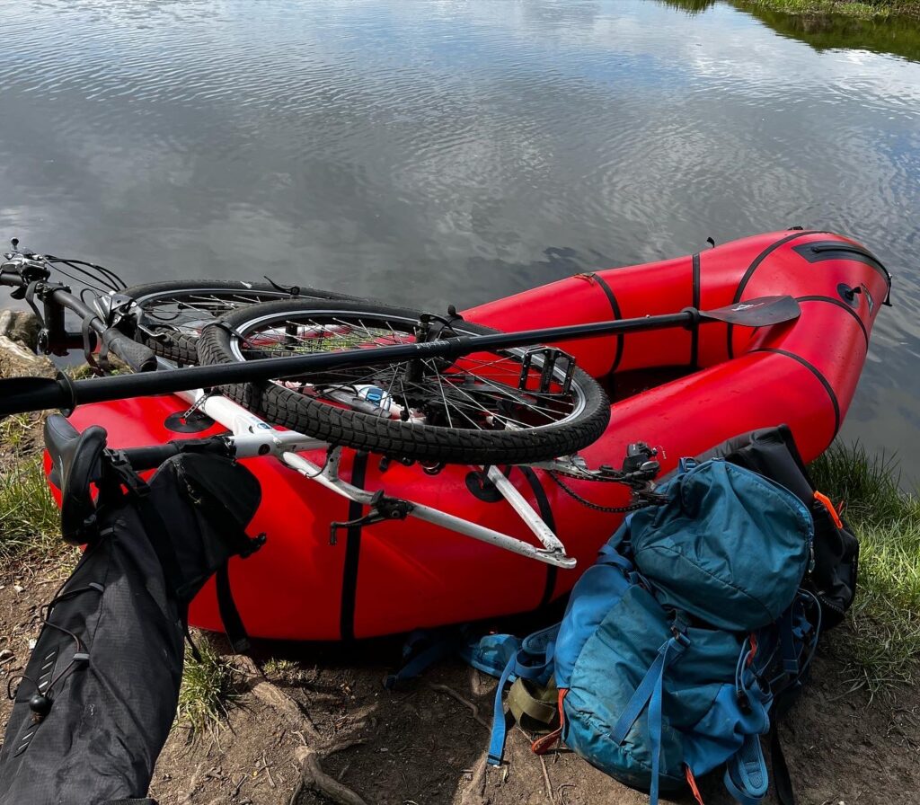 Bike Rafting with the Alpacka Caribou. - Vildmark.co.uk